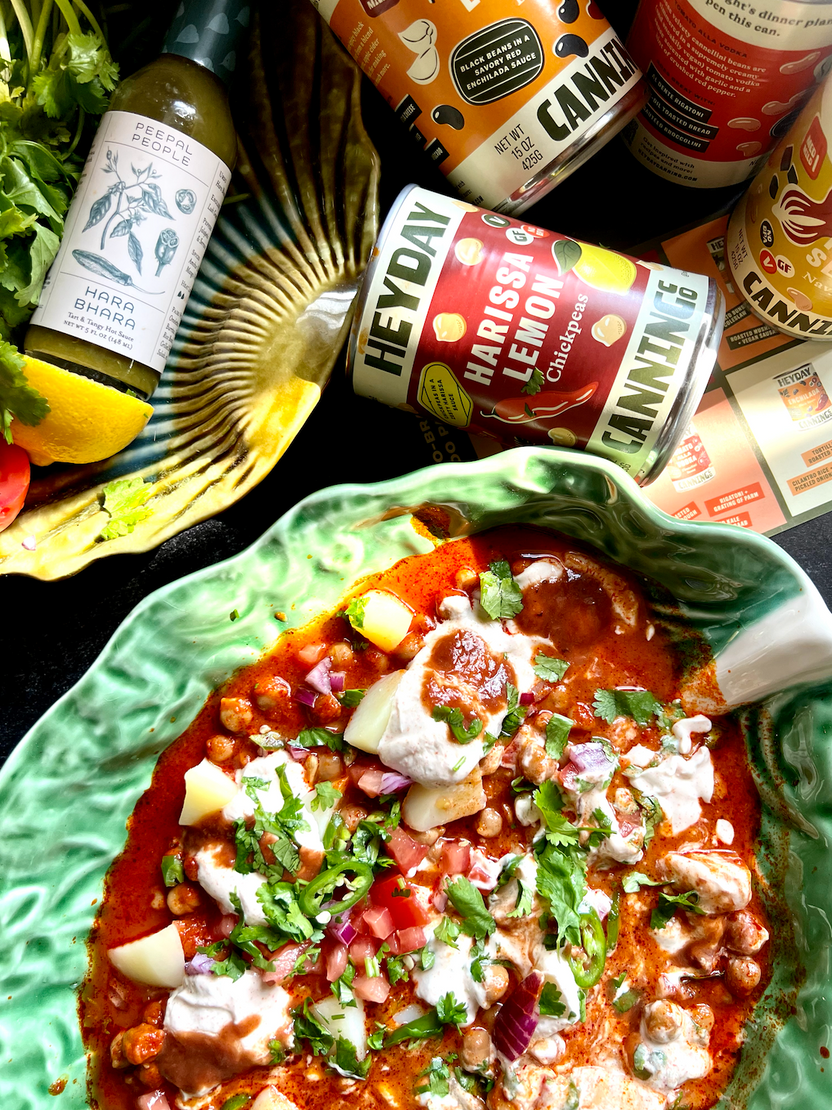 Baked Harissa Lemon Chickpeas with Feta | Heyday Canning Co.